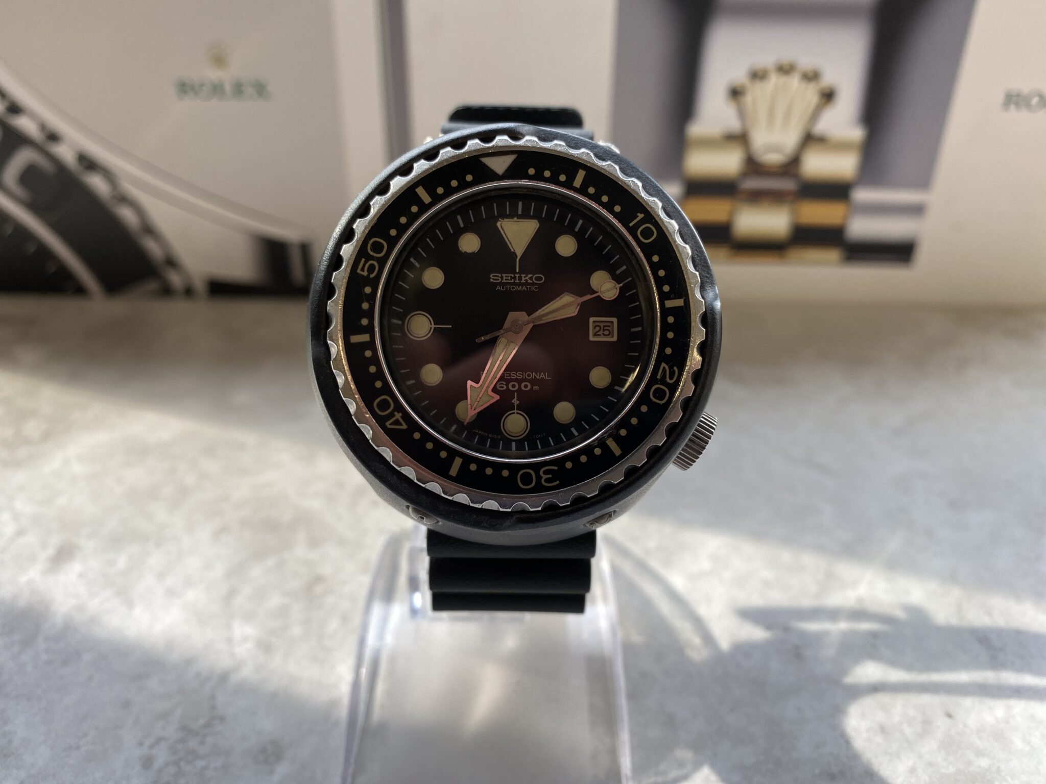 Seiko Grandfather Tuna REF: 6159-7010 TITANIUM PROFESSIONAL 600M ...