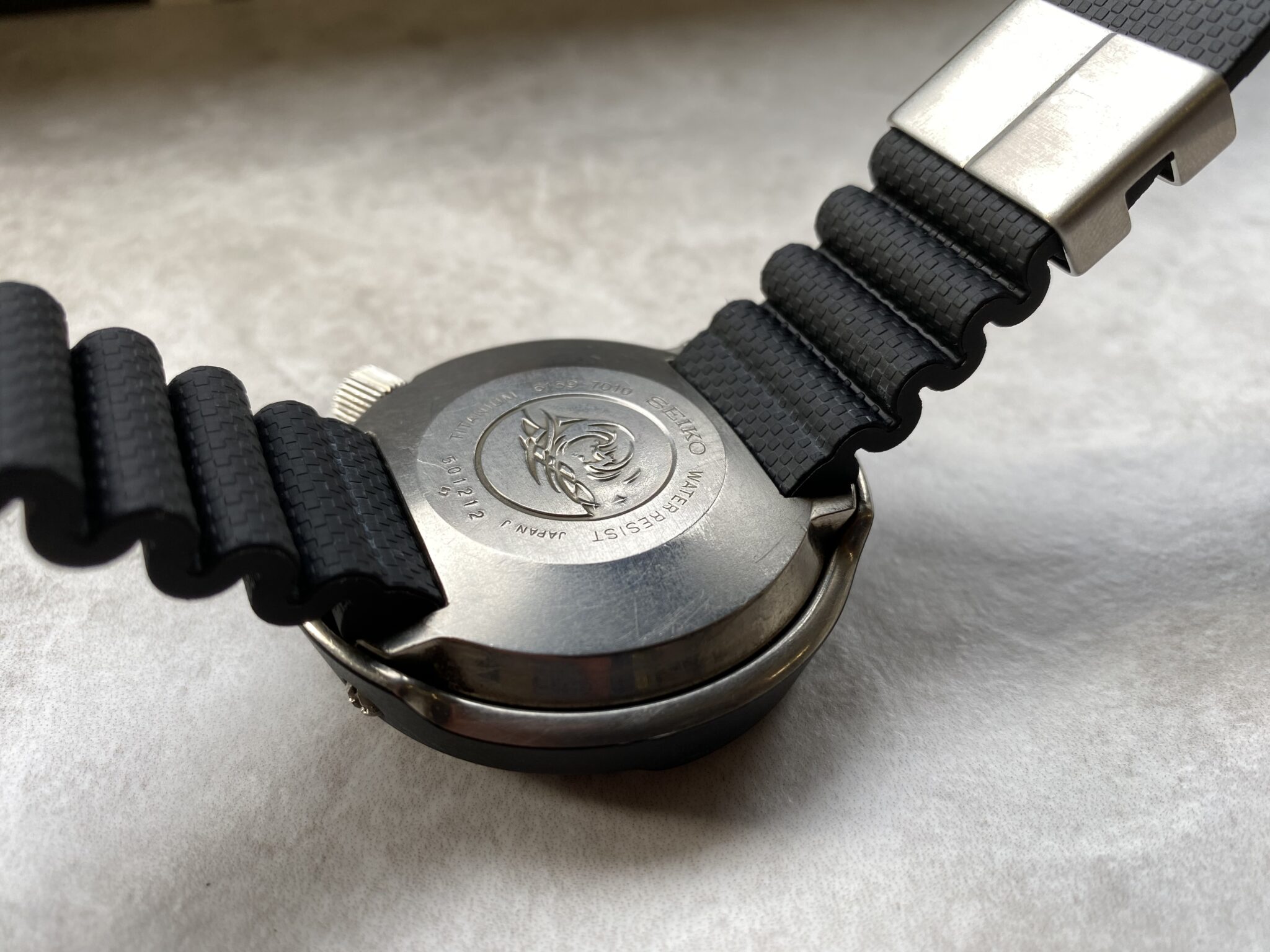 Seiko Grandfather Tuna REF: 6159-7010 TITANIUM PROFESSIONAL 600M ...