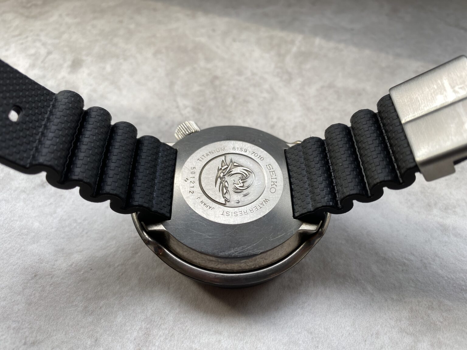 Seiko Grandfather Tuna REF: 6159-7010 TITANIUM PROFESSIONAL 600M ...