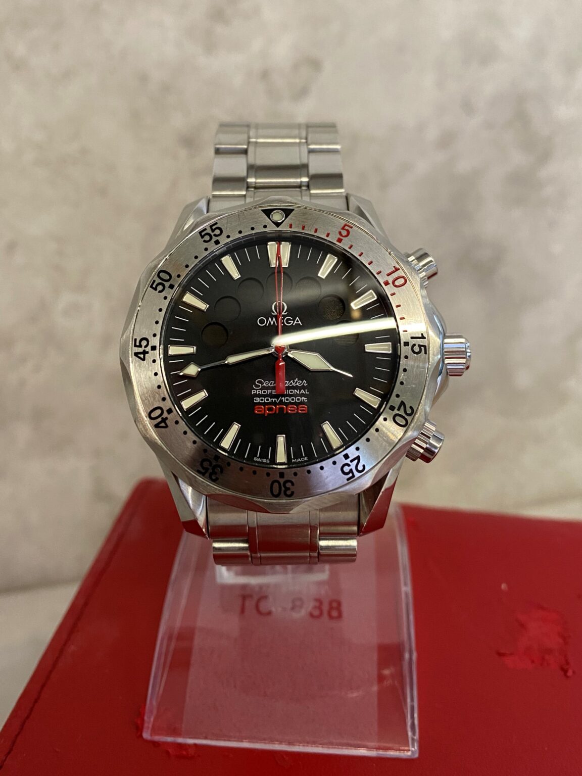 Omega Apnea Jacques Mayol Seamaster - Ref: 25955000 - Full Set ...