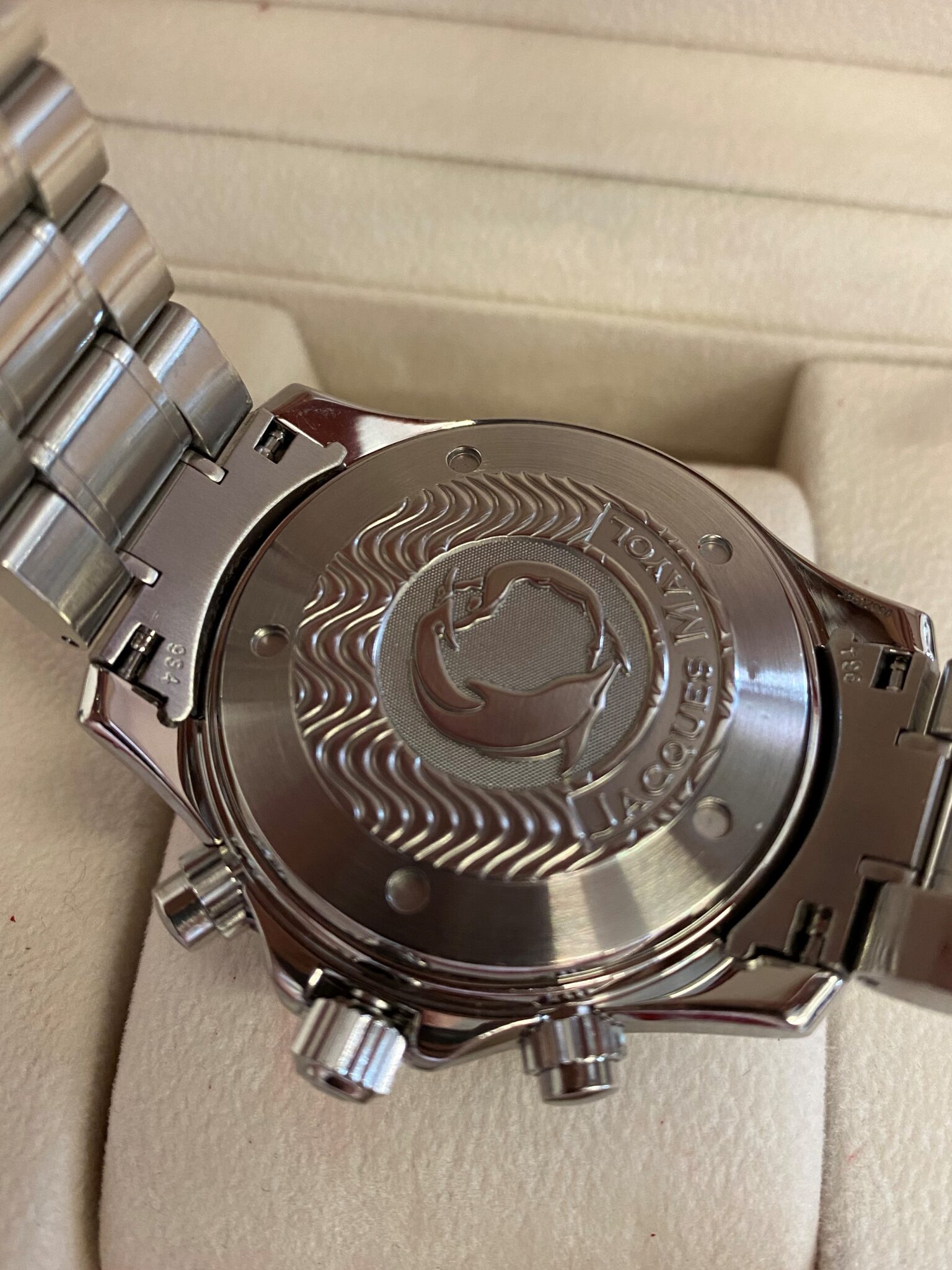 Omega Apnea Jacques Mayol Seamaster - Ref: 25955000 - Full Set ...