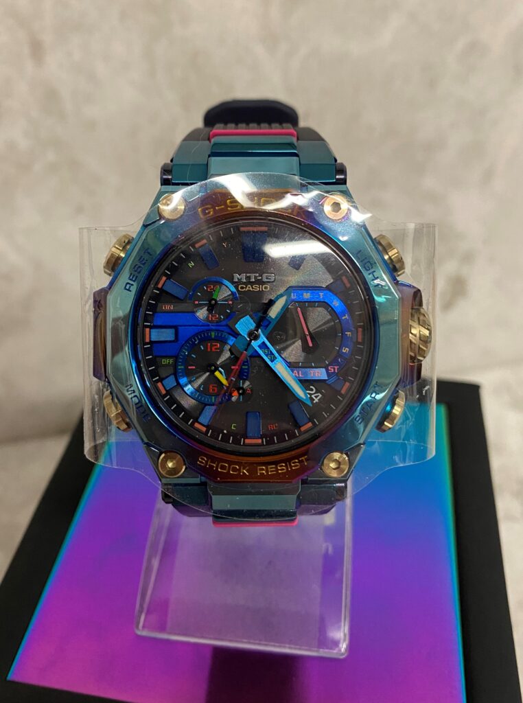 Casio G-shock Casio - Ref: Mtg-b2000h-2ajr - Blue Phoenix - Full Set ...