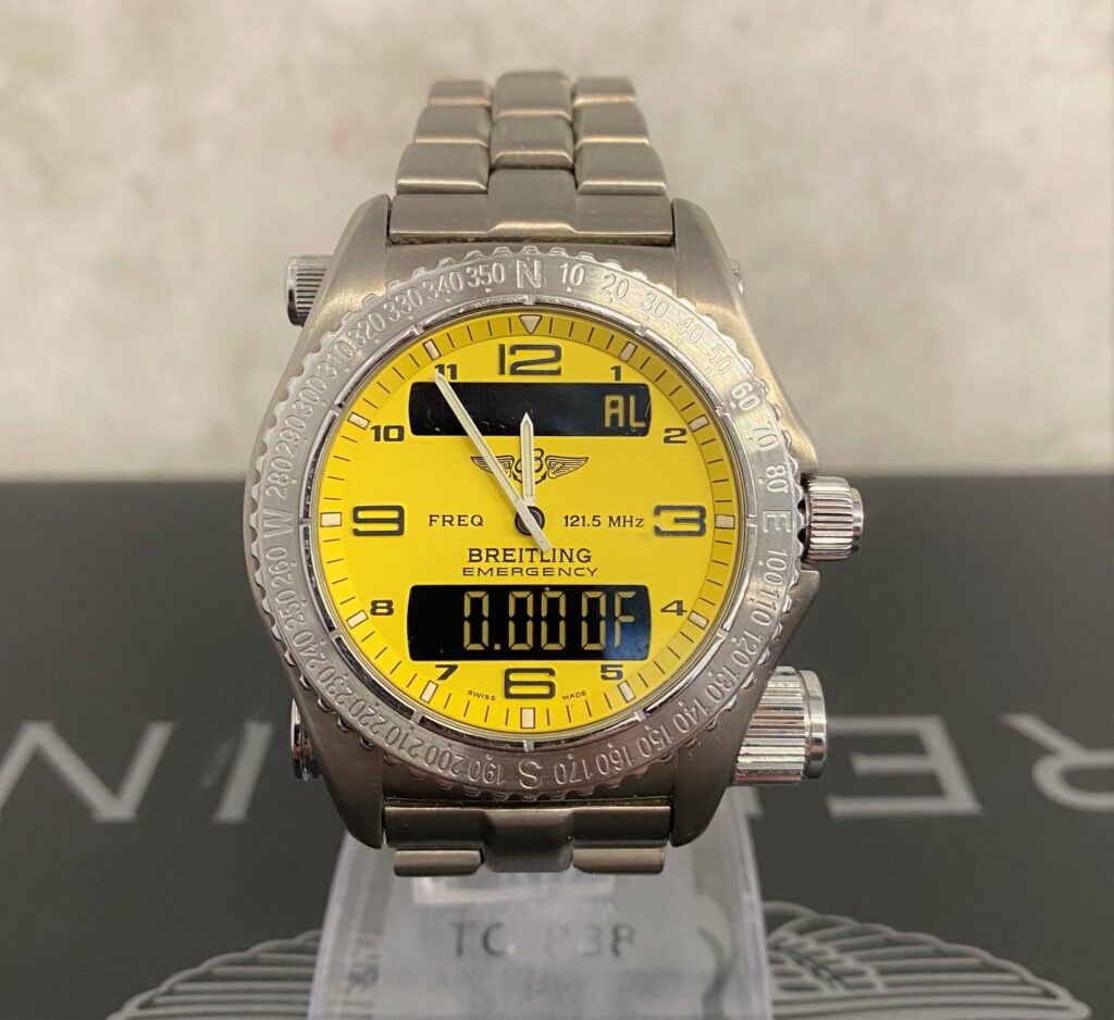 Breitling Emergency - Ref: E56121.1 – Rare Yellow Face. Full Set. Truly ...