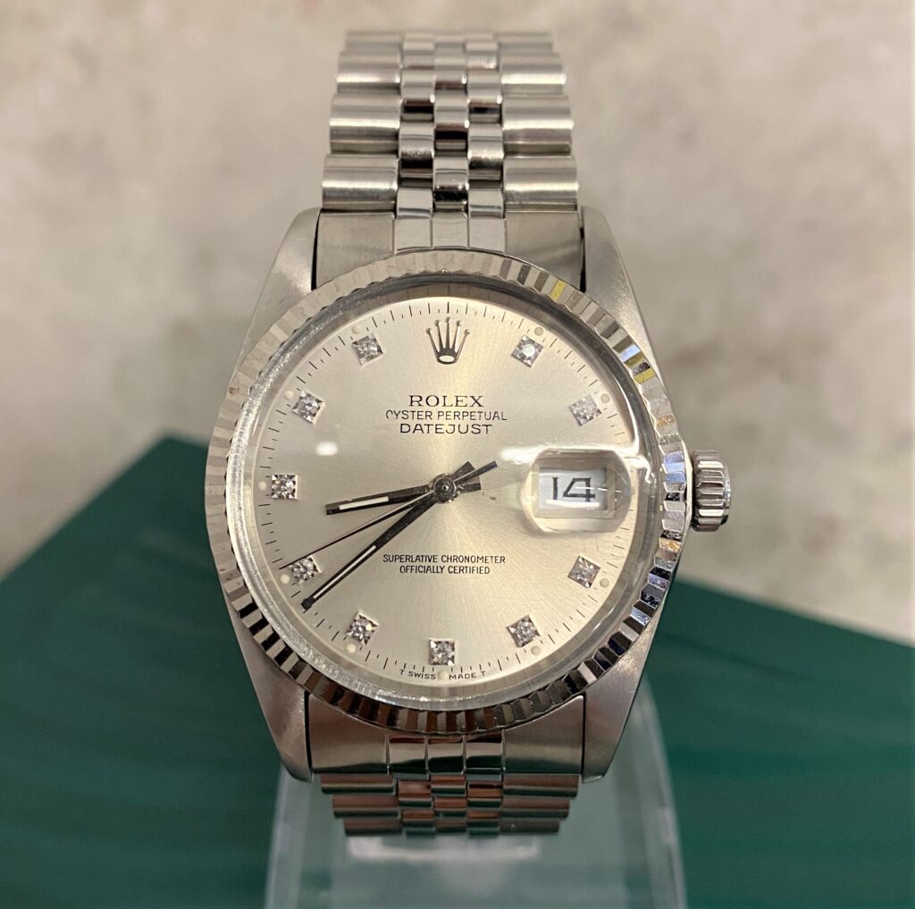 Rolex Datejust 36 - Factory Set Diamond Dial. Exceptional Condition ...