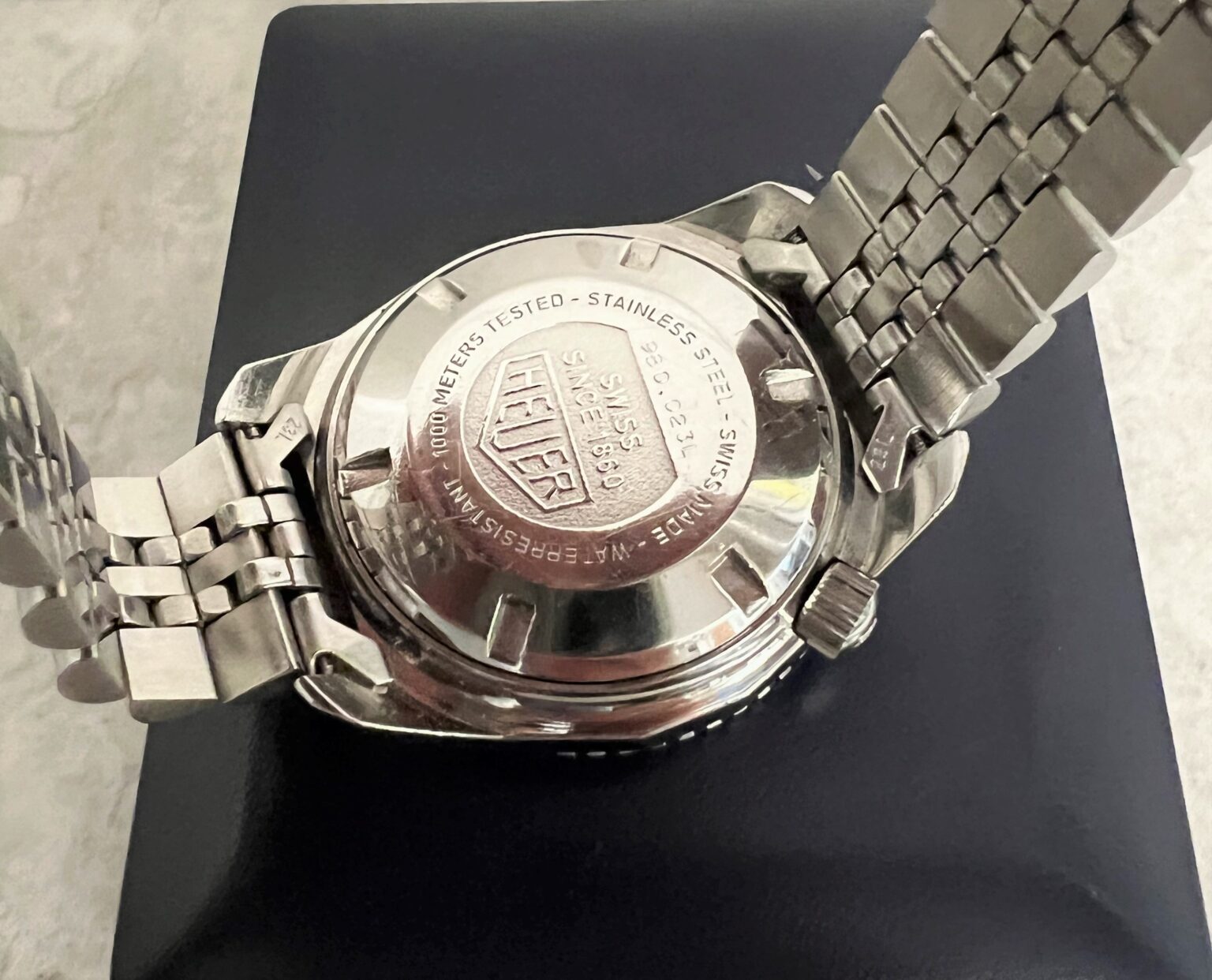 Heuer Deep Dive 1000m Super Professional Diver Watch Quartz - Full Set ...