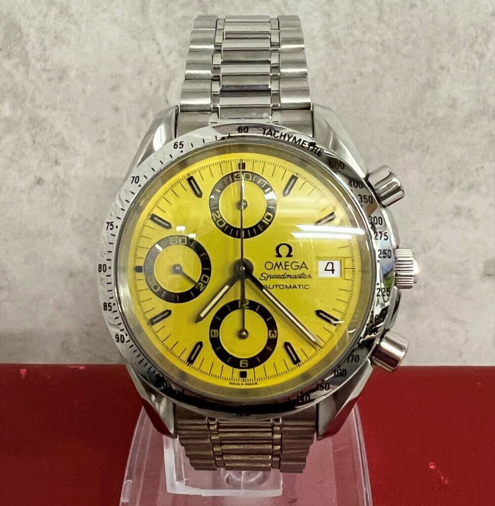 Omega Speedmaster Date Michael Schumacher - Yellow Dial Japanese ...