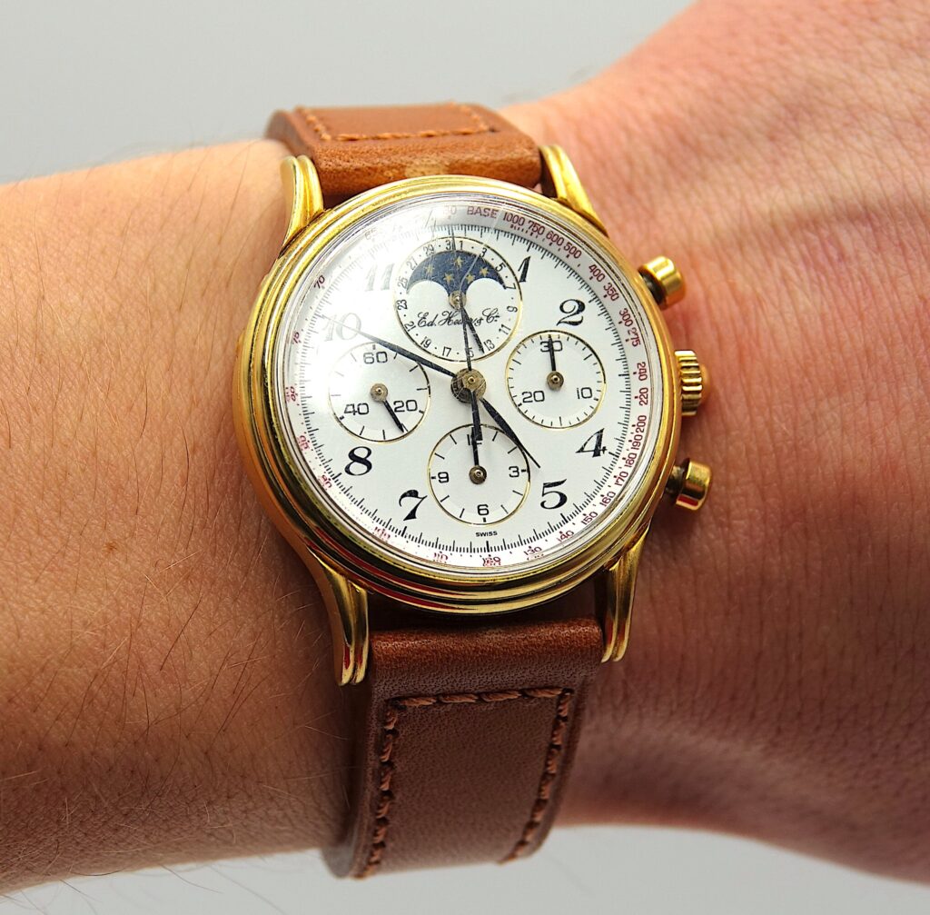 Heuer Vintage Ed. Heuer & Cie Moonphase Chronograph - Ref: 188.205/1 ...
